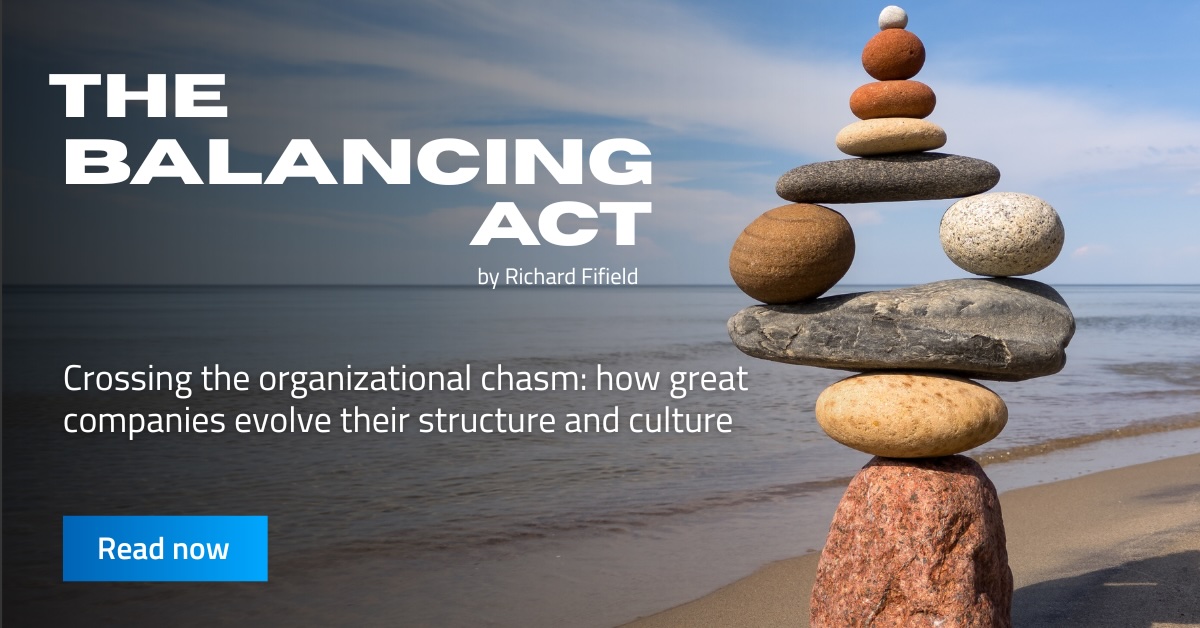 The balancing act: how great companies evolve their structure and ...
